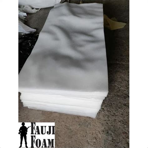 Polyurethane Foam Sheets Rectangular Shape White Color Light Weight For Home Textile And