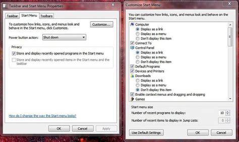 Jump Lists Not Working On Start Menu Windows 7 Forums
