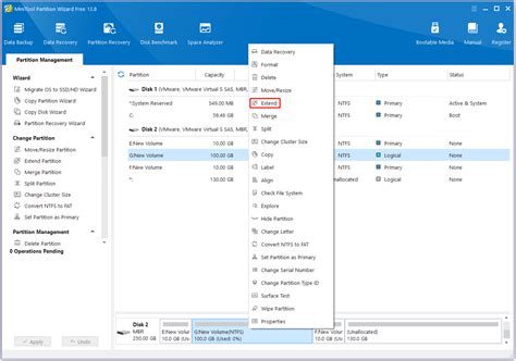 how to shrink or increase the extended partition freely