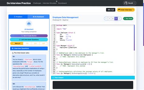 Github Rezasigo Interview Practice Interactive Go Interview