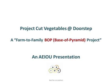Cut Vegetables Doorstep Bop Project Pdf
