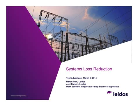 Pdf Advanced Line Loss Reduction Techniques And Economics