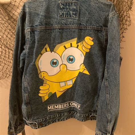 Members Only Jackets And Coats Spongebob Members Only Nickelodeon