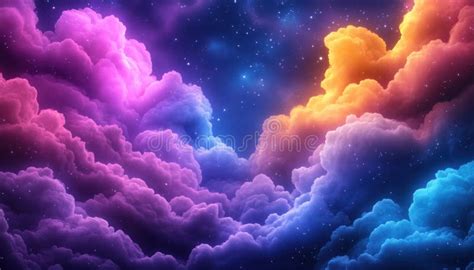 Explore The Abstract Colorful Galaxy With Spiraling Stars A Canvas Of Infinite Possibilities