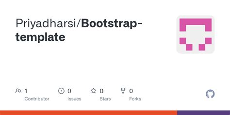 GitHub Priyadharsi Bootstrap Template