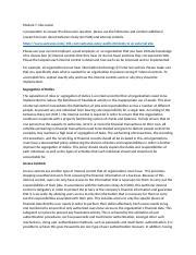 Module Discussion Docx Module Discussion N Preparation To Answer The Discussion Question