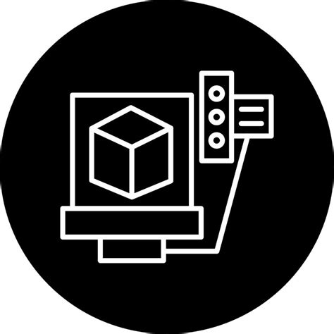 3d Scanning Process Line Circle Inverted 65583896 Vector Art At Vecteezy