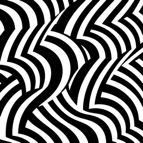 Black And White Abstract Design