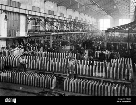 France March 1916 World War I Ammunition Production In France