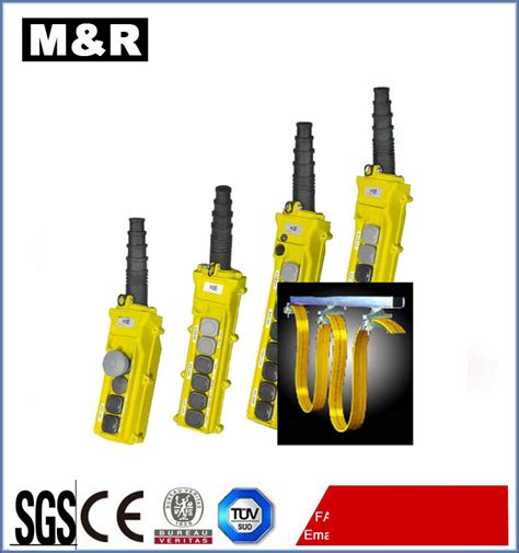 Hoist Push Button Pendants Control Switch Station Pendant Push Button Switch And Remote Push