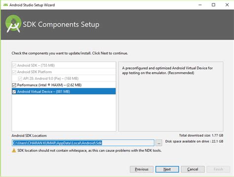 How To Resolve This Name Issue Having White Space While Installing The