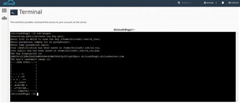Panduan Cara Menambahkan Dan Membuat Ssh Key Pada Hosting Tutorial Dicloud