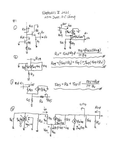 Electronics Ii 2021 Ex4 Solution Pdf