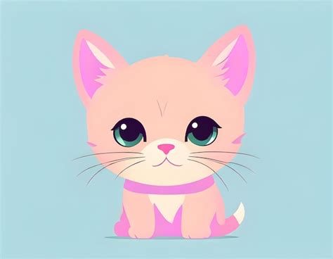 Premium Ai Image Cute Cat Cartoon 2d Illustration Premium Ai Image Cute Cat Cartoon 2d Illustration