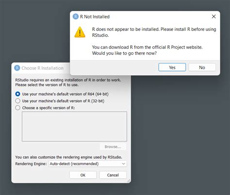 Electron Desktop Doesn T Give Helpful Message When R Not Installed Issue Rstudio