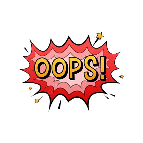 Oops Clipart