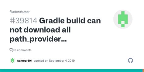 gradle build can not download all path provider dependencies · issue 39814 · flutter flutter
