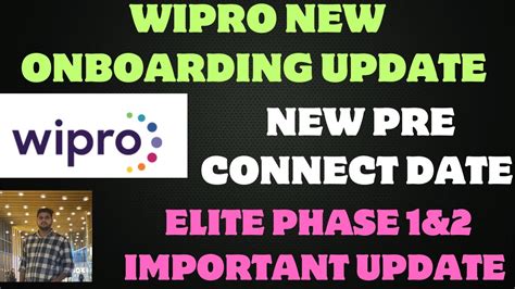 Wipro Onboarding Update News Good News Wipro Joining YouTube