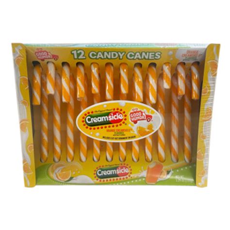 Flix Candy Creamsicle Good Humor Candy Canes Twelve Pack Christmas 12x5 29oz Pacific Candy