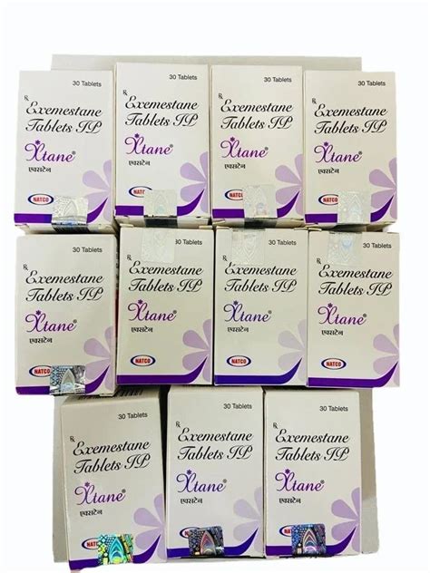 Xtane 25mg Tablet Exemestane Packaging Size 10 Tablets At ₹ 850