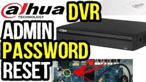 How To Reset DVR NVR Password Dahua Devices