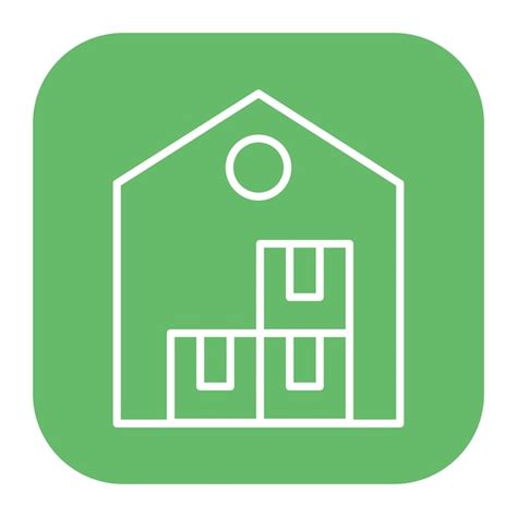 Premium Vector Warehouse Vector Illustration