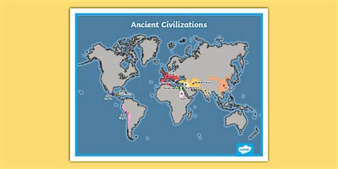 Ancient Civilizations World Map