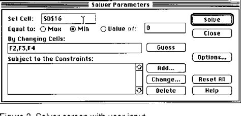 Figure 3 From Nonlinear Least Squares Curve Fitting With Microsoft Excel Solver Semantic Scholar