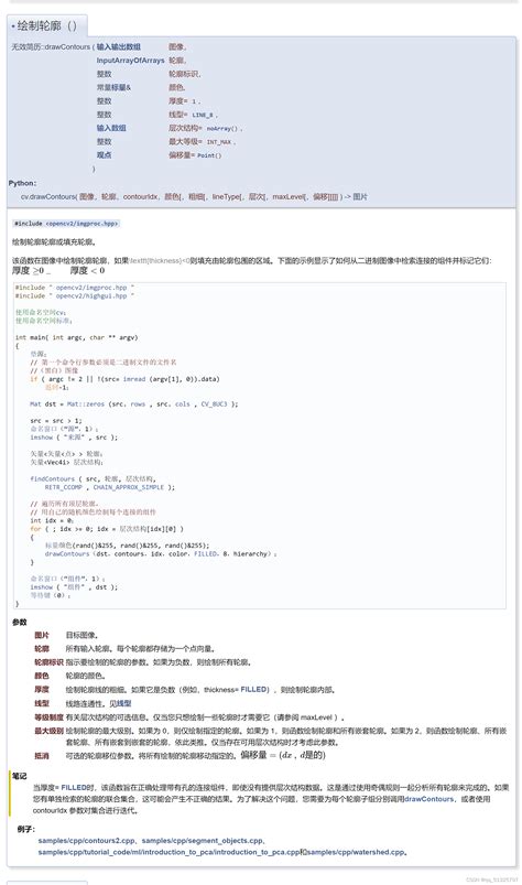 Opencv 图像轮廓发现 Csdn博客