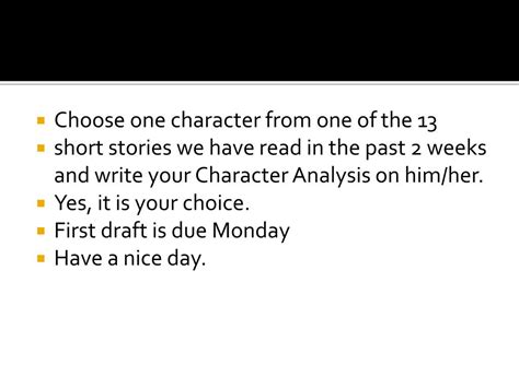 Ppt Character Analysis Powerpoint Presentation Free Download Id 2099391