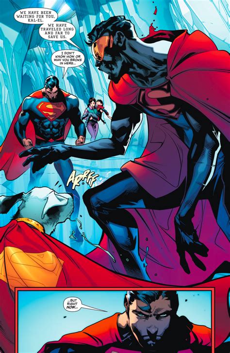 Superman Meets The Eradicator Rebirth Comicnewbies