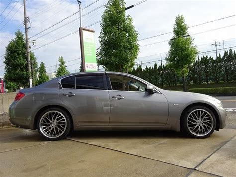 Nissan Skyline 250gt 2007 Silver M 19000 Km Details Japanese