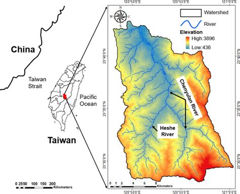 Location Of The Study Area And A Topographic Map Download Scientific Diagram