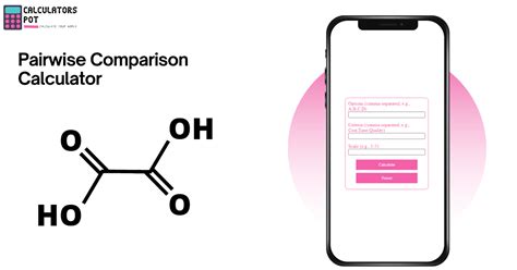 Pairwise Comparison Calculator Calculatorspot