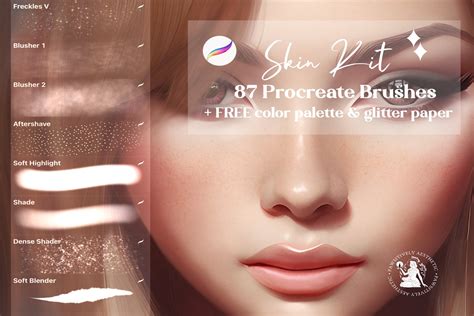 Skin Procreate Brushes Set Design Cuts