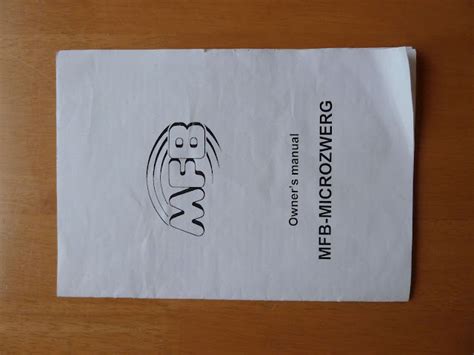 MATRIXSYNTH Mfb Microzwerg Analogue Synthesizer SN