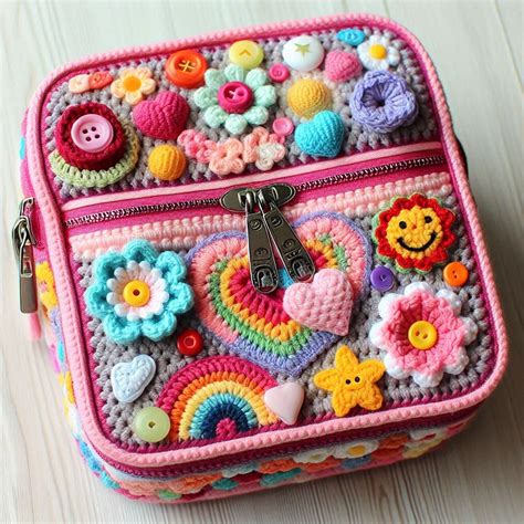 Colorful Crochet Bag