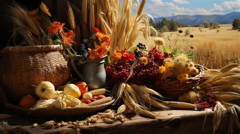 Premium Photo Bountiful Harvest In A Rustic Farmhouse Setting