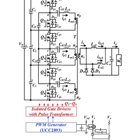 The Experimental Circuit Diagram Of The Developed Converter Download Scientific Diagram