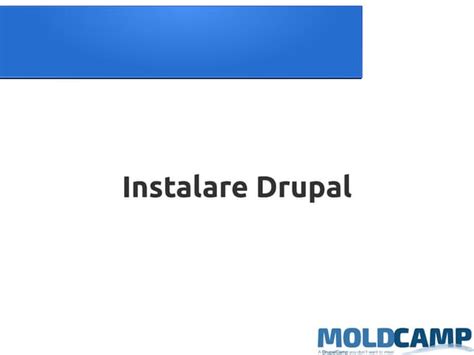 instalare drupal ppt