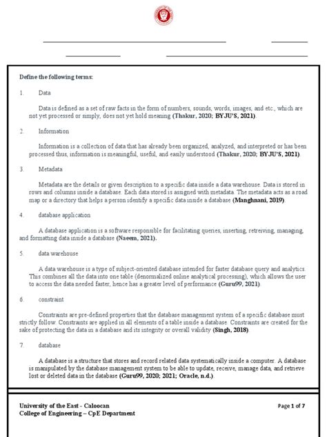 The Database Environment And Development Process Pdf Databases Metadata