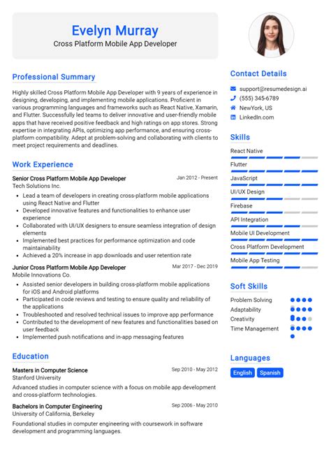 10 React Native Developer Resume Examples And Templates For 2025