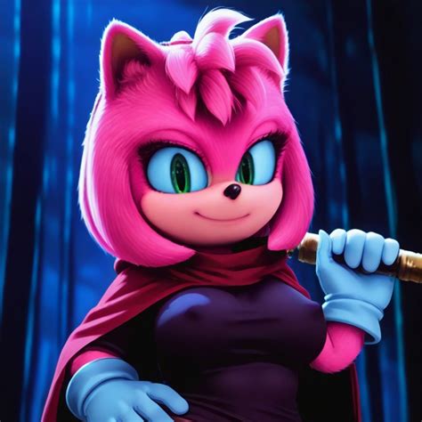 Amy Rose Sonic The Hedgehog 4｜ai Art Model And Lora Pixai