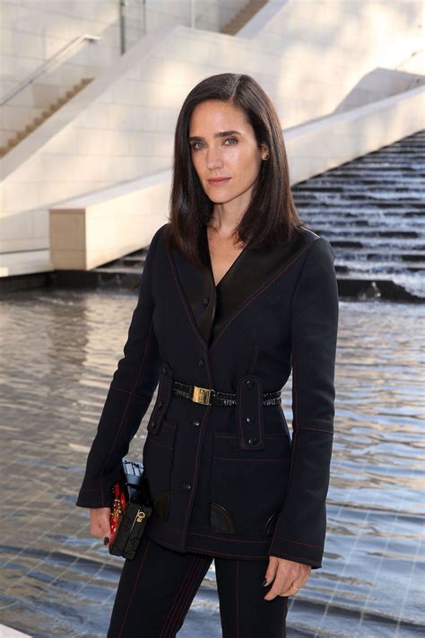 Jennifer Connelly At Louis Vuitton Fashion Show In Paris Hawtcelebs