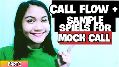 Mock Call Interview Sample Spiels 2020 Part I Nayumi Cee 🌻 Youtube