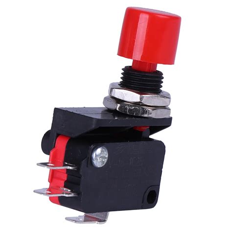 2 Pcs Rvaq Micro Switch Push Button Limit Switch Screw Fixed Terminal