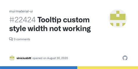 tooltip custom style width not working · issue 22424 · mui material ui