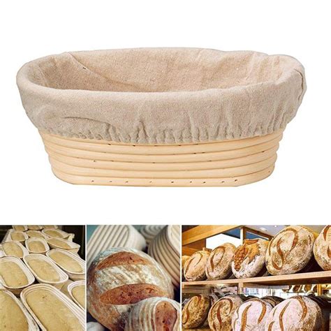 Ovale Rotan Brood Proofing Deeg Gisting Mand Met D Grandado