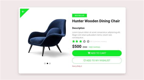 designing ecommerce product card ui in css step by step tutorial youtube