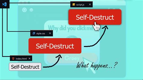 I Made A Self Destructive Button Project Bang Youtube